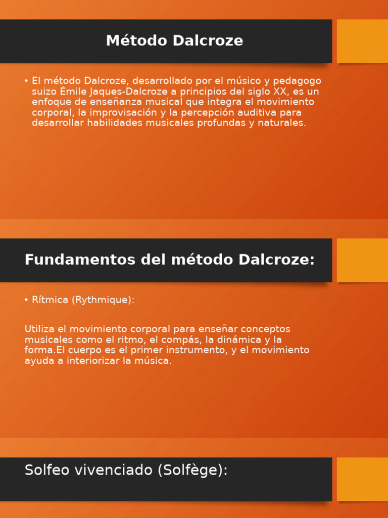 Método Dalcroze (1) | PDF