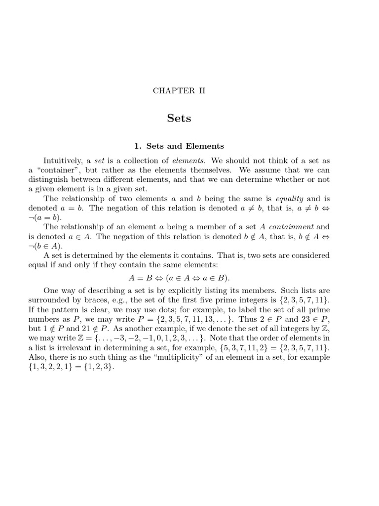 2 Basic Set Theory BAILEY | PDF | Set (Mathematics) | Sphere