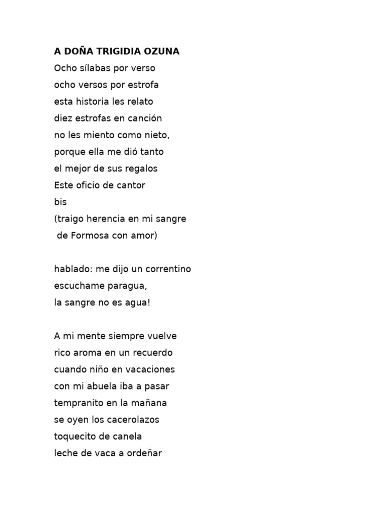 Homenaje a Doña Trigidia Ozuna | PDF