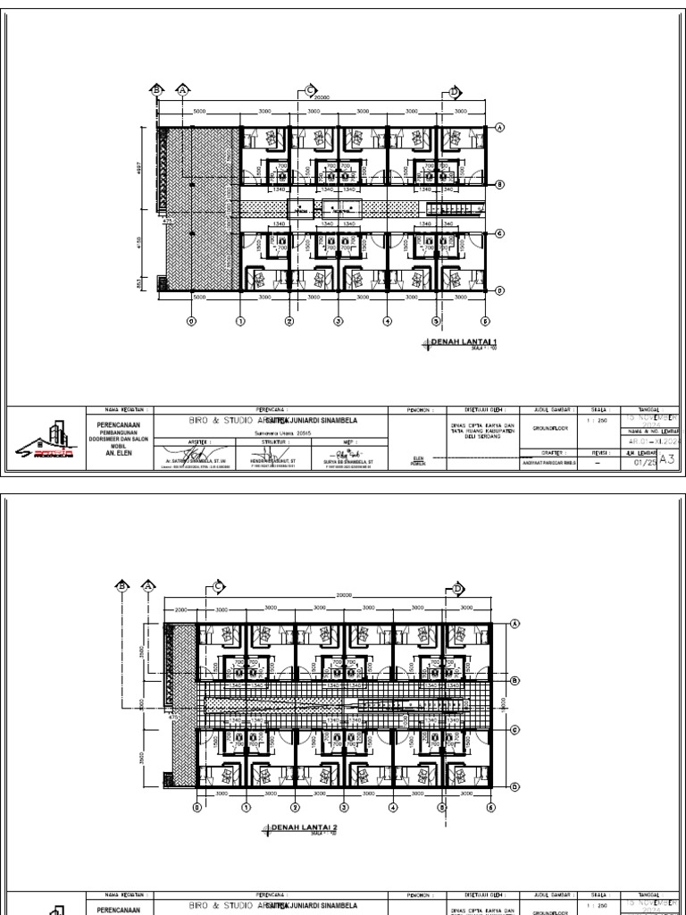 Rencana Kost Rantau Prapat 10x20 | PDF