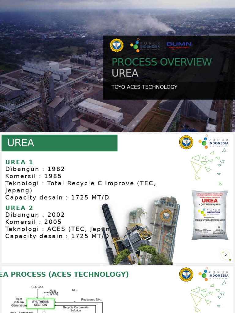 Pengenalan Urea (Process Overview) | PDF | Urea | Gases