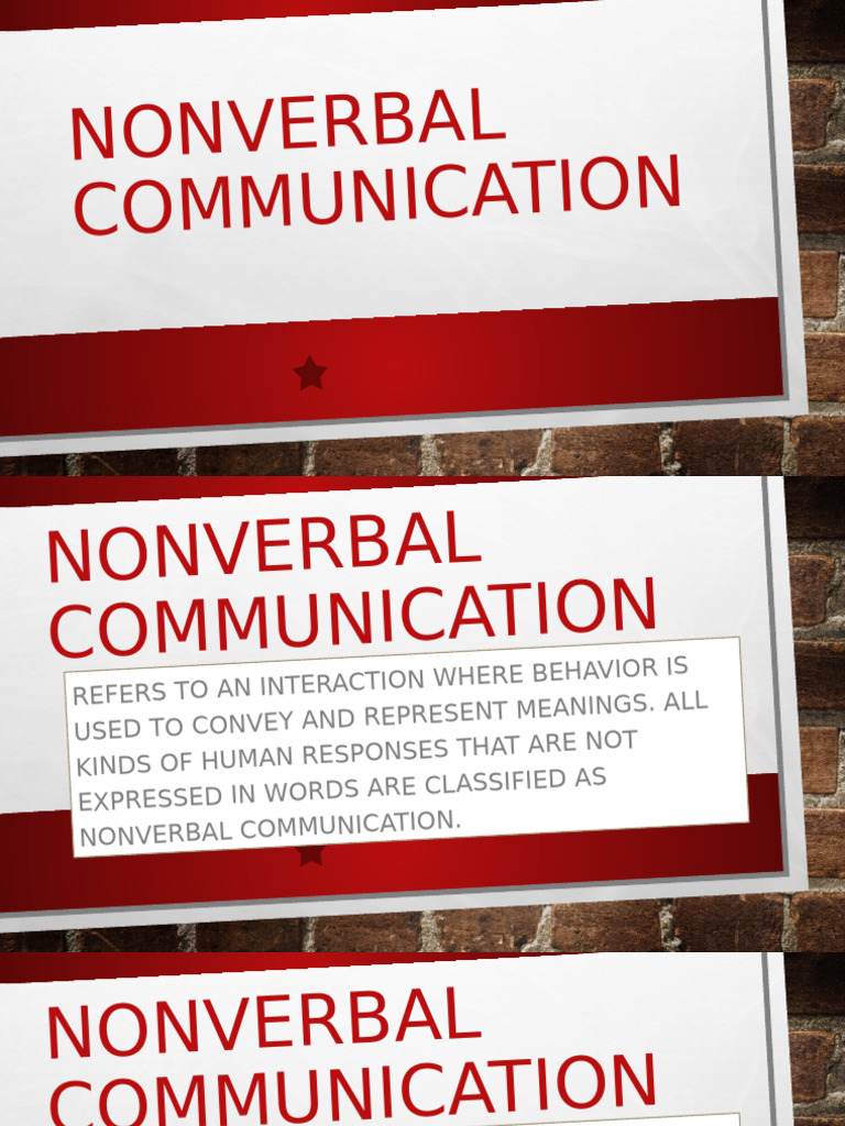 Nonverbal Communication | PDF | Nonverbal Communication | Communication