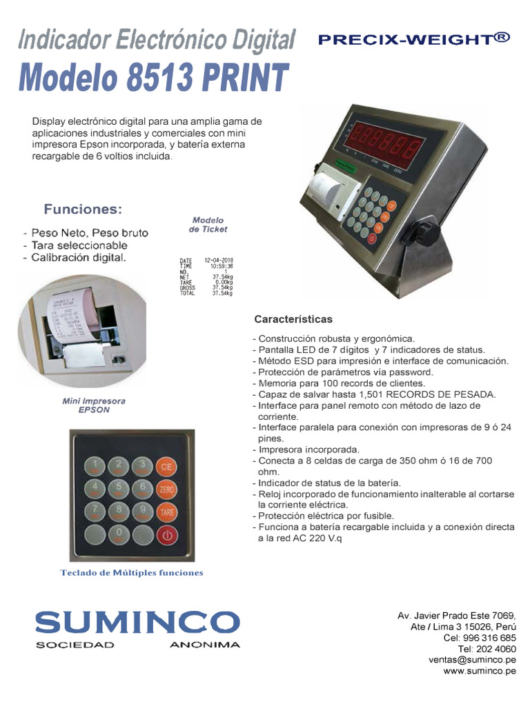 Indicador 8513 Print | PDF | Ingenieria Eléctrica | Electricidad