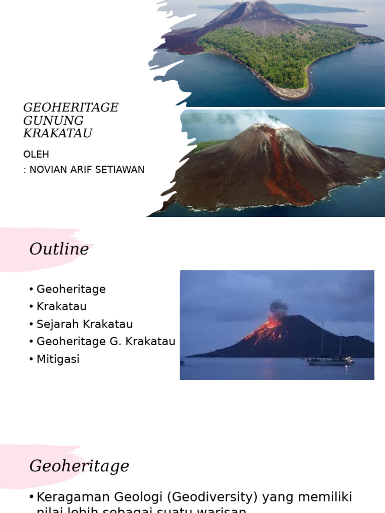 03411540000015_novian Arif S_geoheritage Gunung Krakatau | PDF