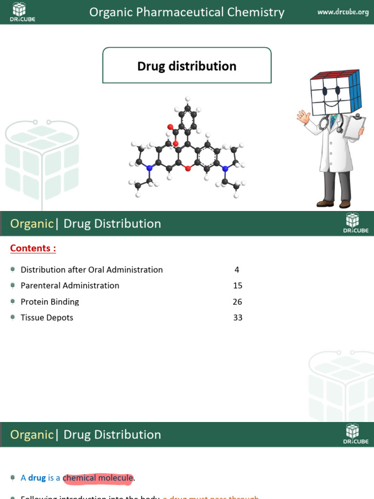 Organic 1 - Drug Distribution | PDF | Pharmacy | Medical Treatments