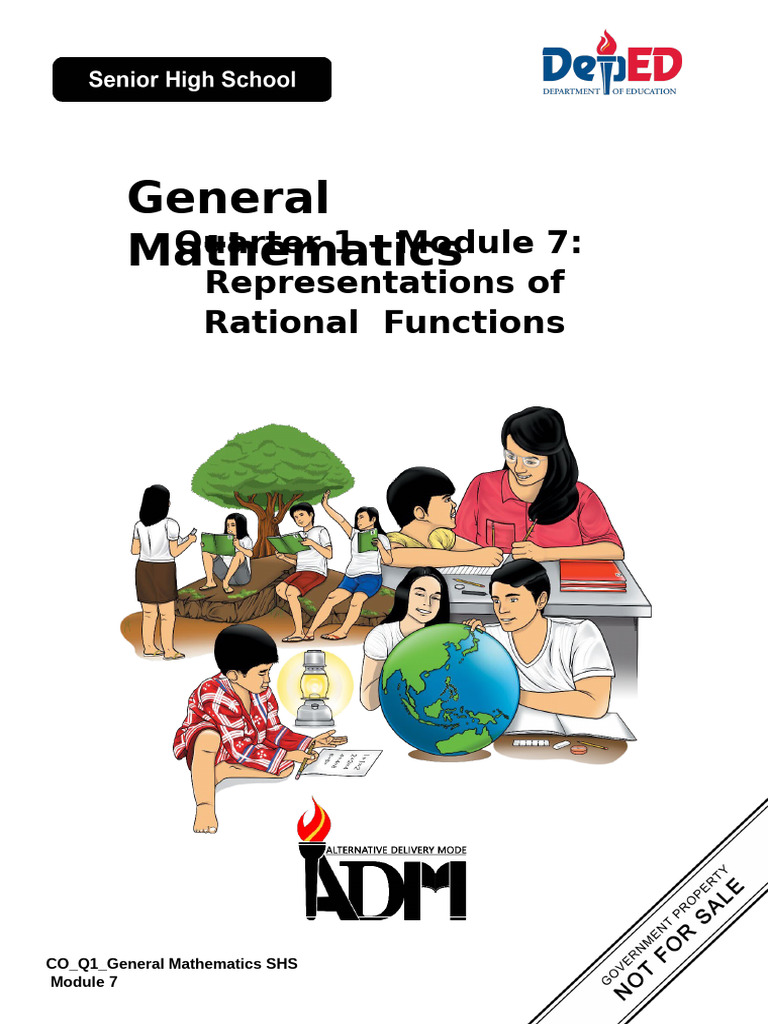 Genmath q1 Mod7 Representationsofrationalfunction v2 | PDF | Function (Mathematics) | Equations