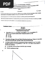 2023 WAEC Maths Marking Scheme | PDF