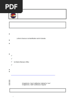 Colorado JDF 72 Exhibit List Form | PDF | Mail | Public Services