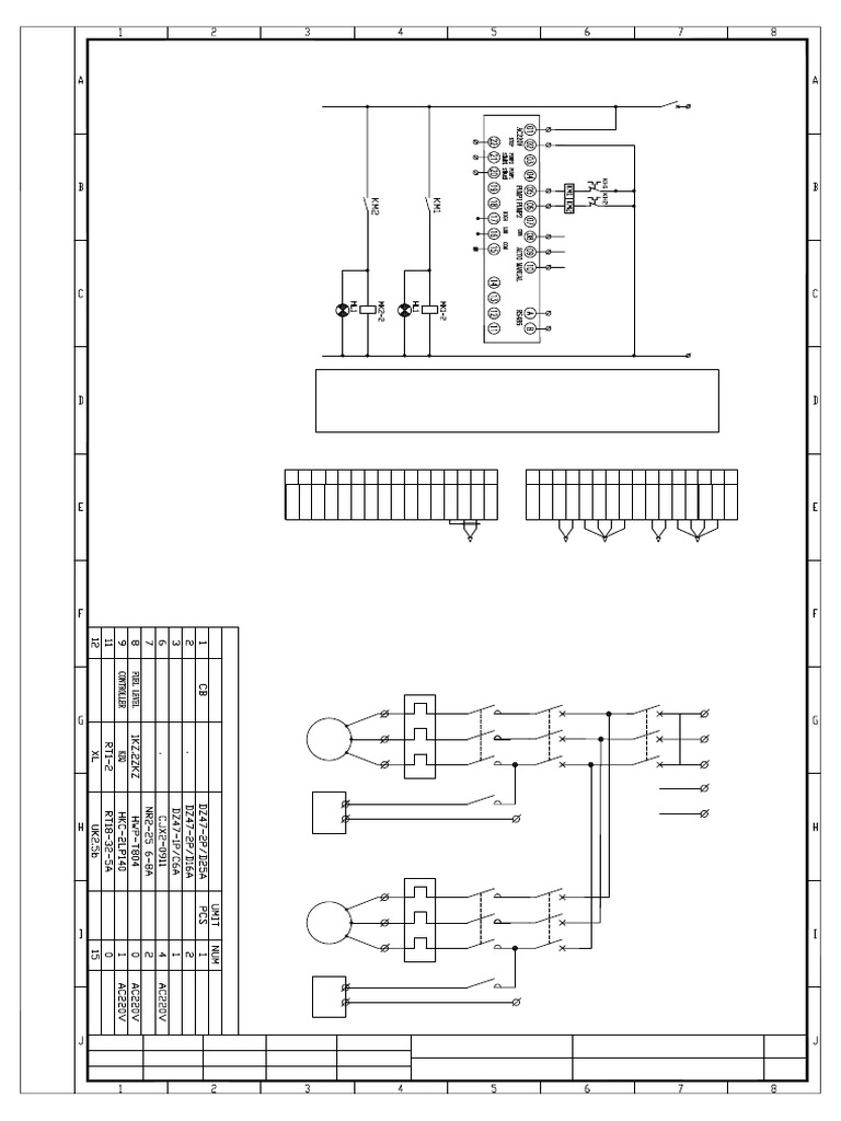 Pump Controller Draw | PDF