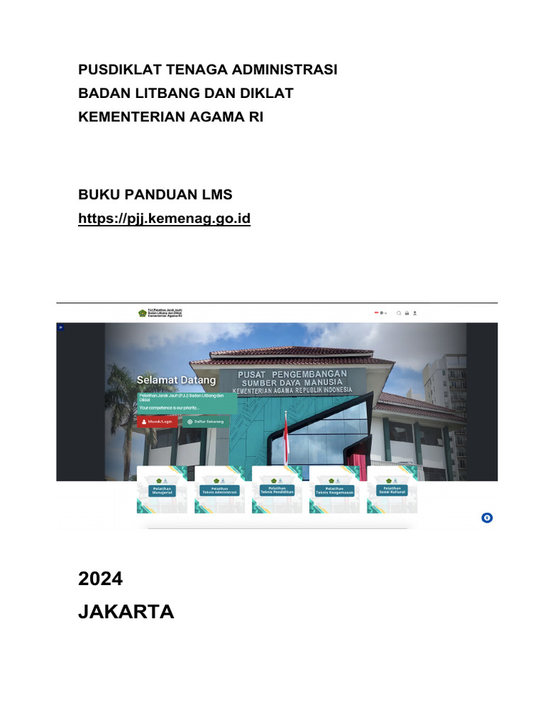 BUKU PANDUAN LMS 2024 | PDF