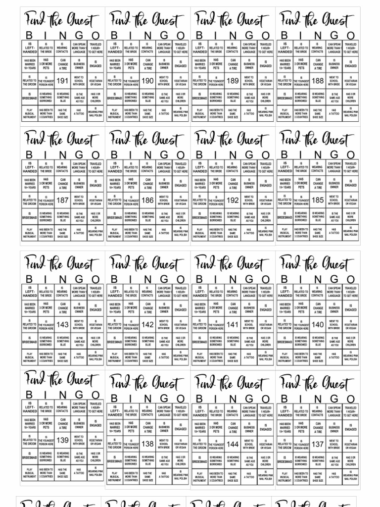 Bingo | PDF