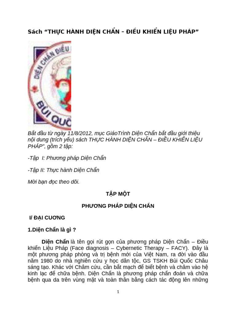 Sách Dien Chan Bui Quoc Chau | PDF