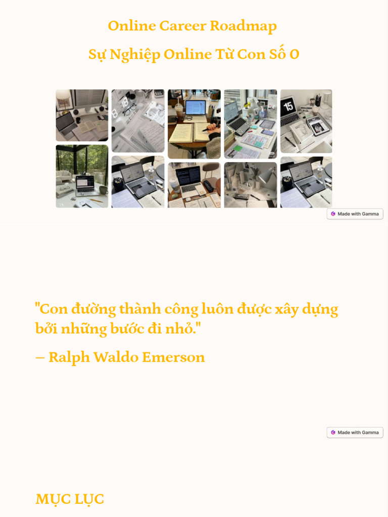 Online Career Roadmap Final | PDF