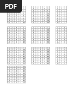 Tabel Perkalian 1-10 | PDF | Teaching Methods & Materials | Art