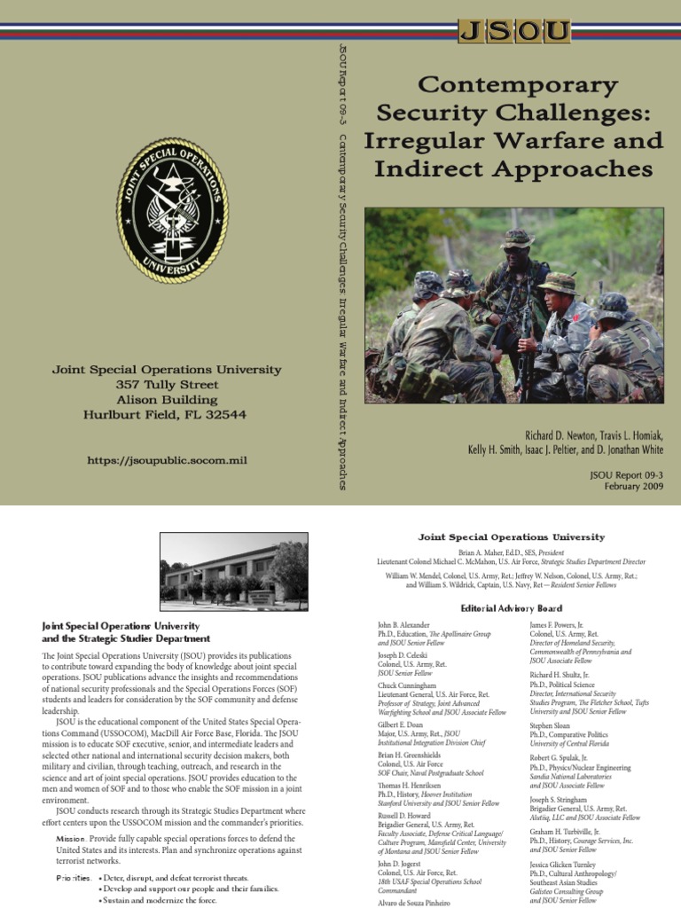 Irregular Warfare & Indirect Approaches - Contemporary Security ...