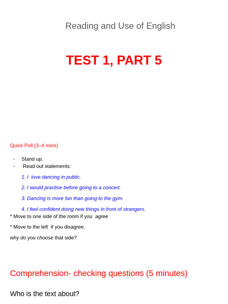 Dance Class Prep for Concert | PDF | Verb | Adverb