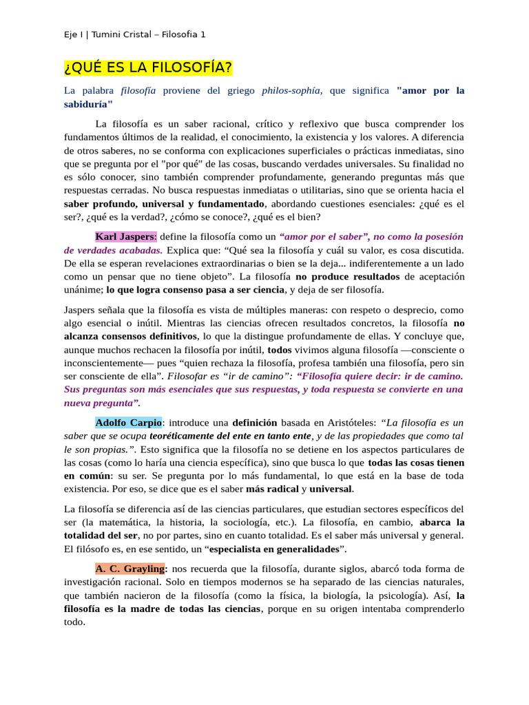 Qué es la filosofía y su origen | PDF | Conocimiento | Epistemología