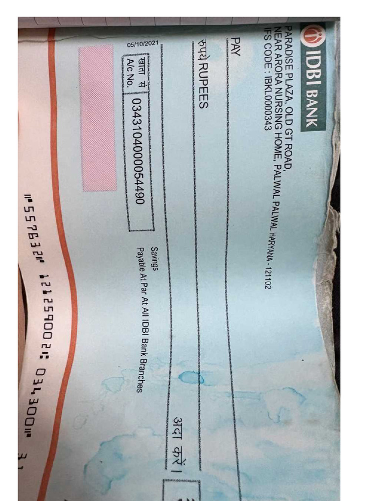 Cheque Image Compressed | PDF