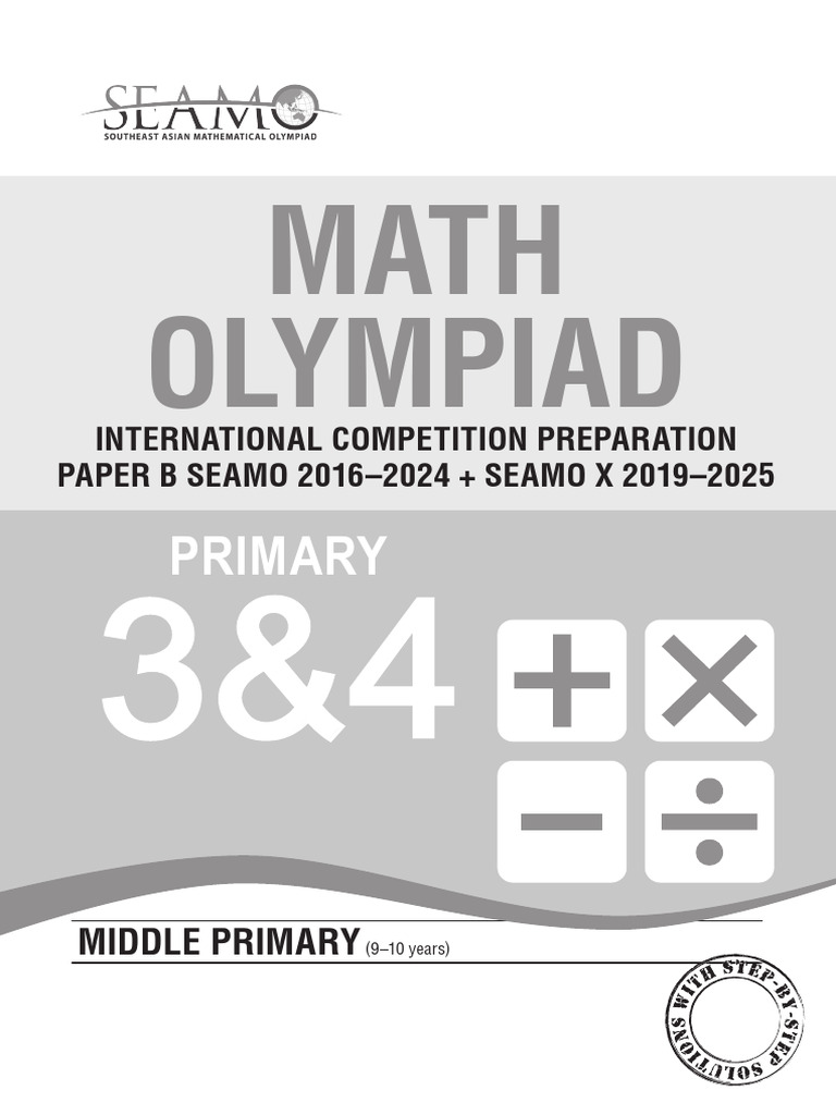 Math Olympiad International Competition Preparation Paper B (Seamo 2016 ...