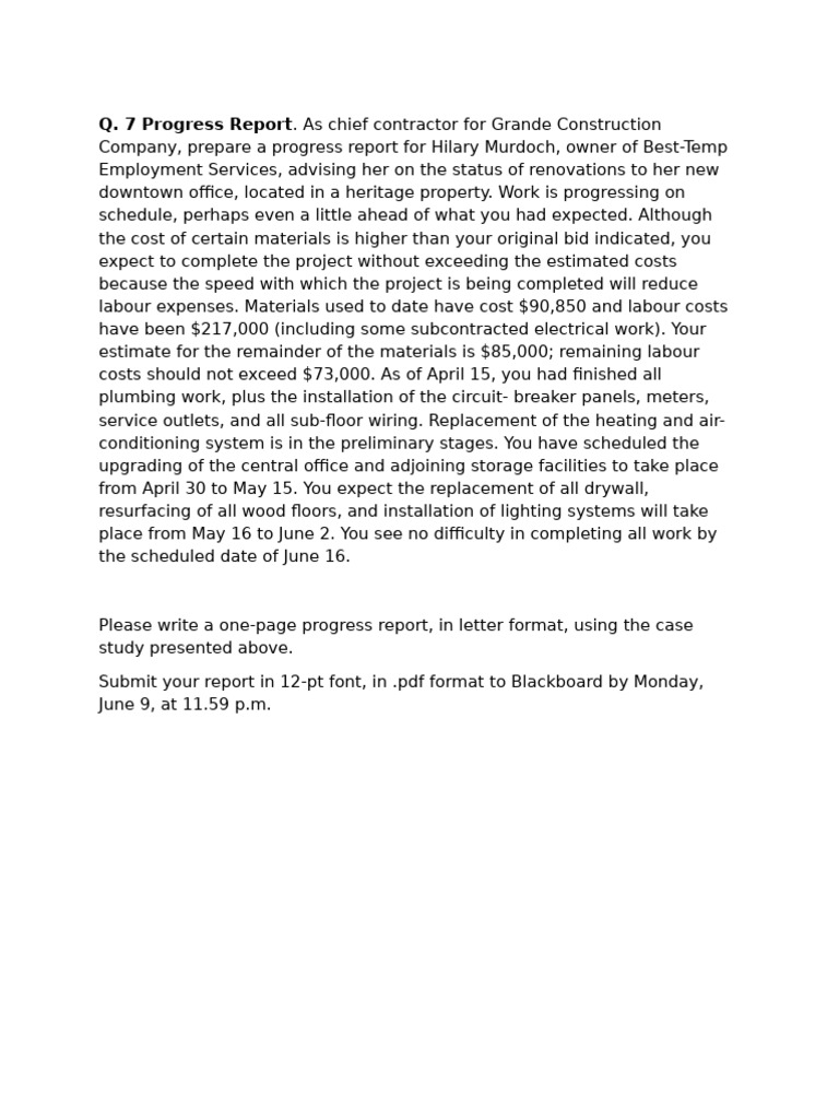 Assignment 3.progress Report | PDF