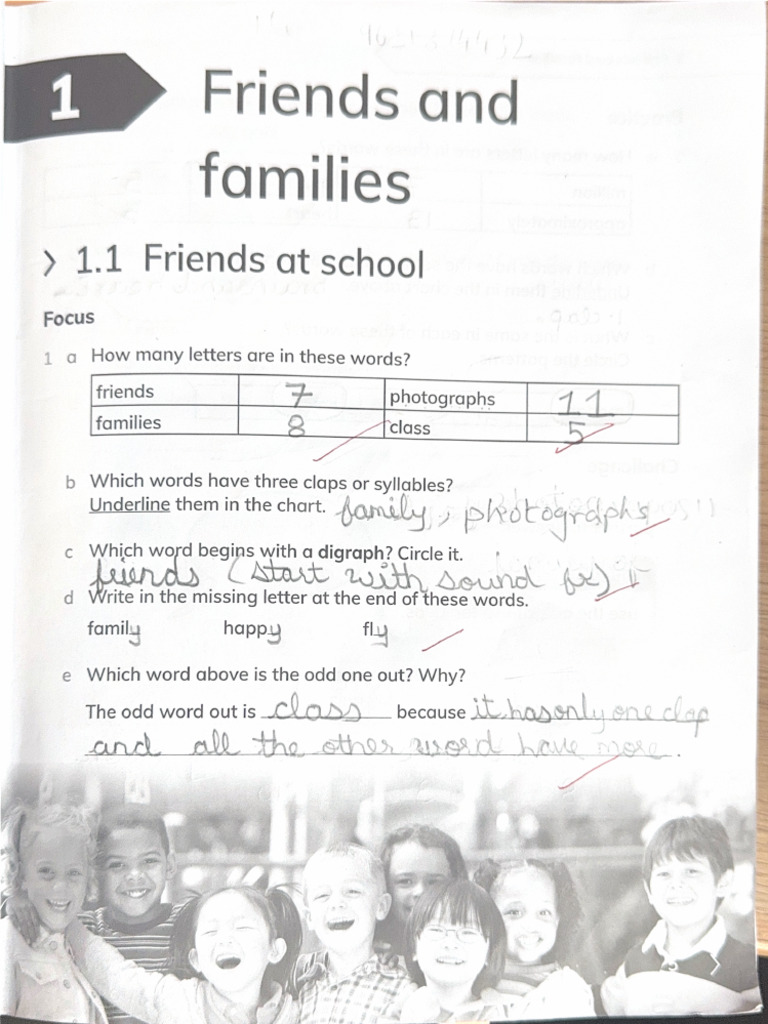 English Workbook Answers 1.1 To 1.8 | PDF