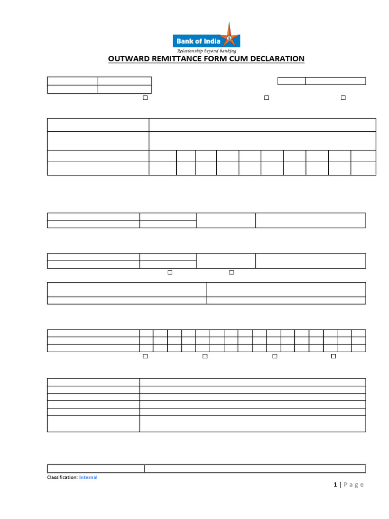 Form Outward Remittance 0304 | PDF | Taxes | Travel Visa