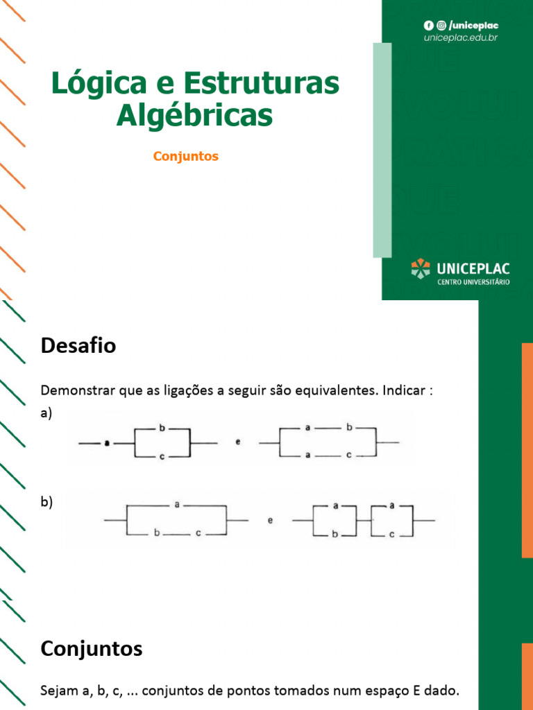 Aula 2 - Lógica e Estruturas Algébricas.pptx (2) | PDF