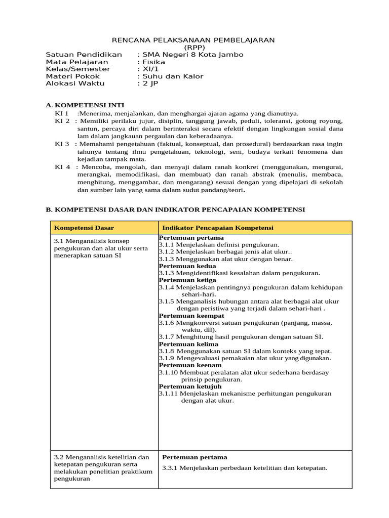 Contoh Penilaian Kelompok DL (IPA SMP) | PDF