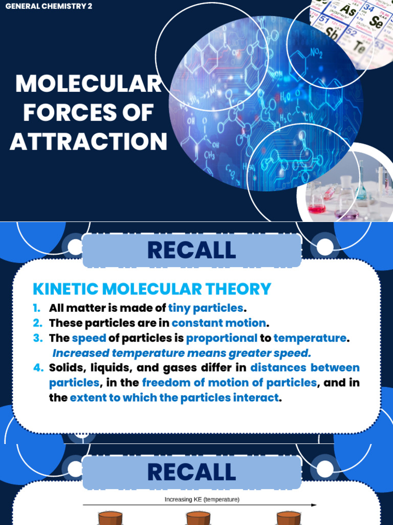 Understanding Molecular Attraction Forces | PDF | Intermolecular Force ...
