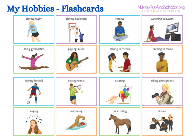 My Hobbies - Flashcards | PDF