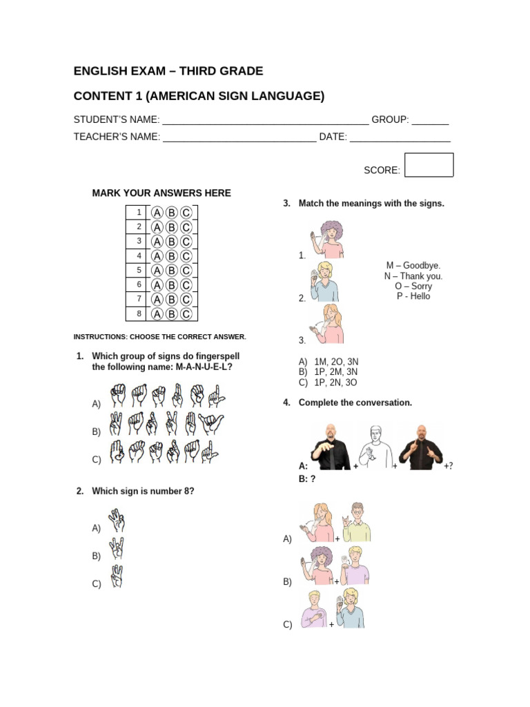 Chess Vocabulary in ASL Exam | PDF | Chess Openings | Chess