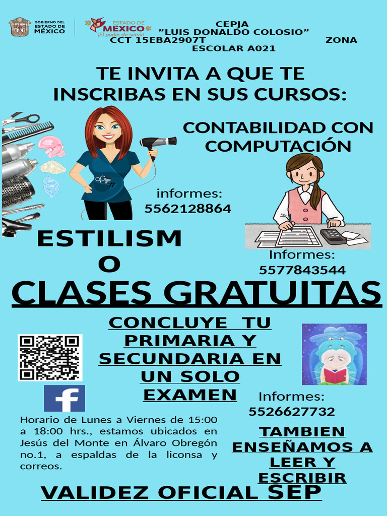 Clases Gratuitas y Cursos SEP en Álvaro Obregón | PDF