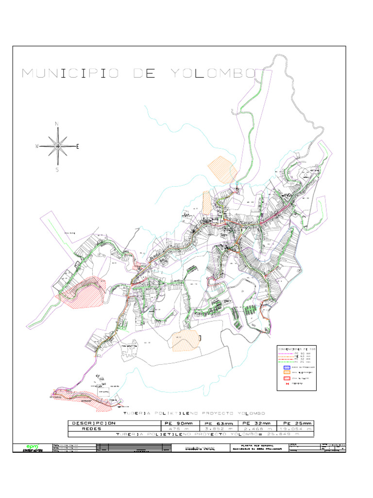Infraestructura y Zonas de Yolombo | PDF