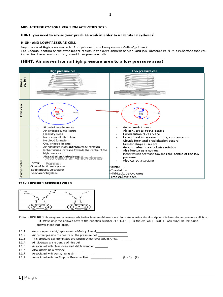 Occlusion in Midlatitude Cyclones | PDF | Cyclone | Rain