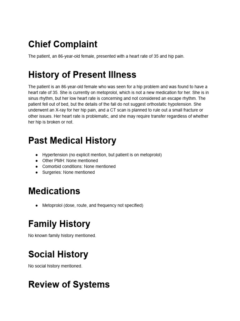 C1 - Cardiology Consult Note | PDF | Heart | Medicine
