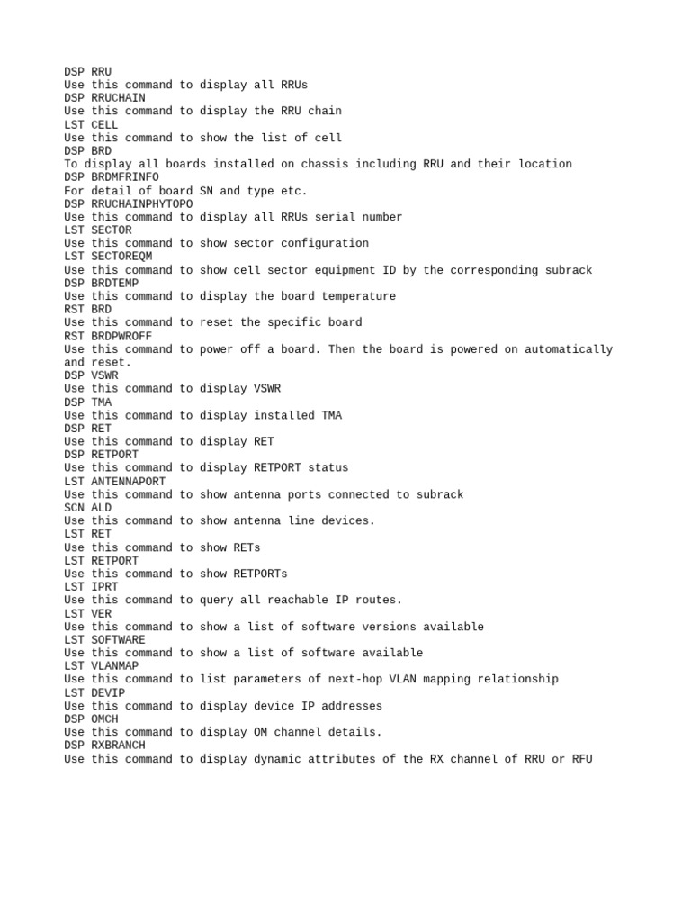 Commands | PDF