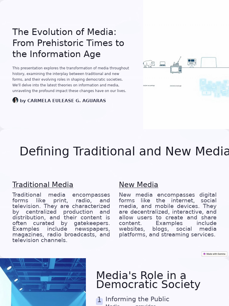 The Evolution of Media From Prehistoric Times To The Information Age ...