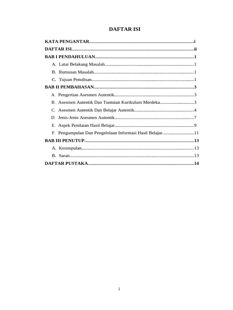 Asesmen Autentik dalam Pembelajaran | PDF