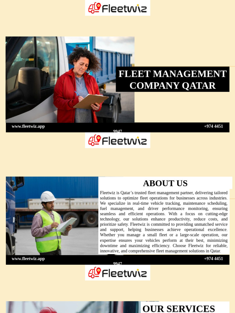 Fleet Management Company Qatar | PDF | Business | Transport