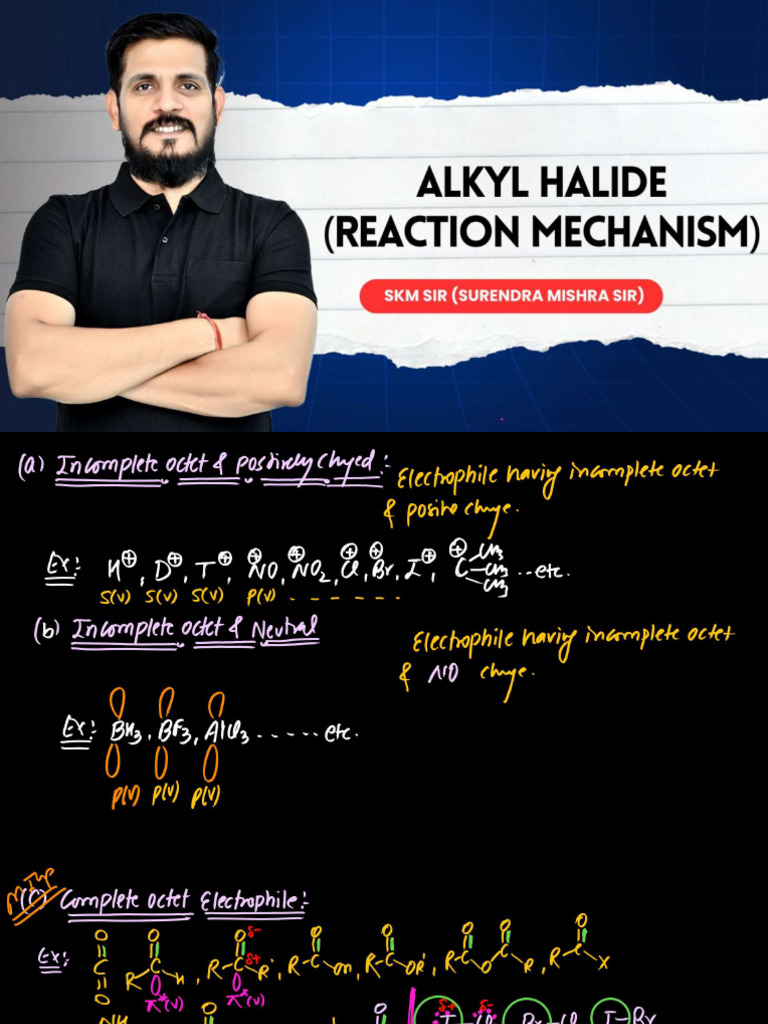 Alkyl Halide Reaction Mechanism - L-02 (Class Notes) - Solvent Effect ...