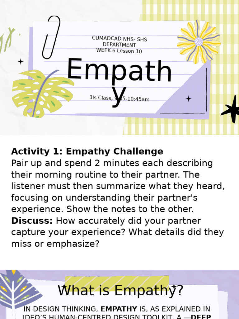 Empathy | PDF | Empathy | Thought
