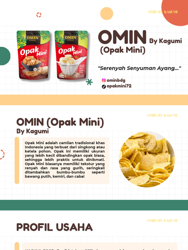 #1 Pitch Deck OMIN (Opak Mini) By Kagumi_20240923_221640_0000 | PDF