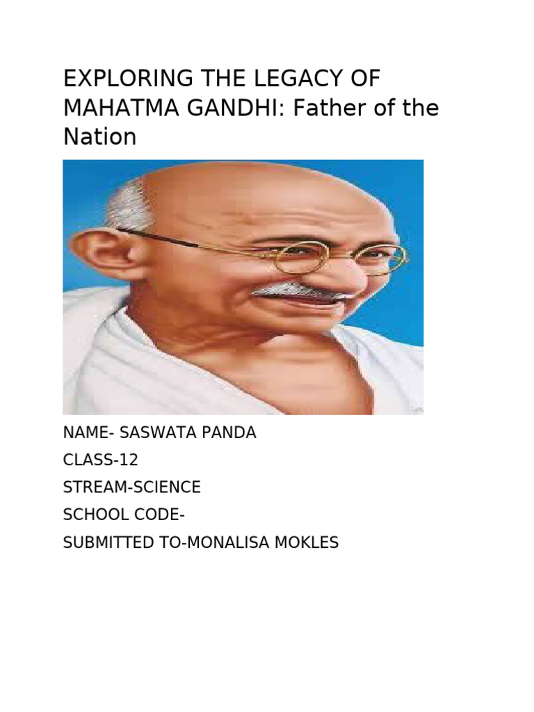Exploring Gandhi's Legacy in Indigo | PDF | Mahatma Gandhi | Nonviolence