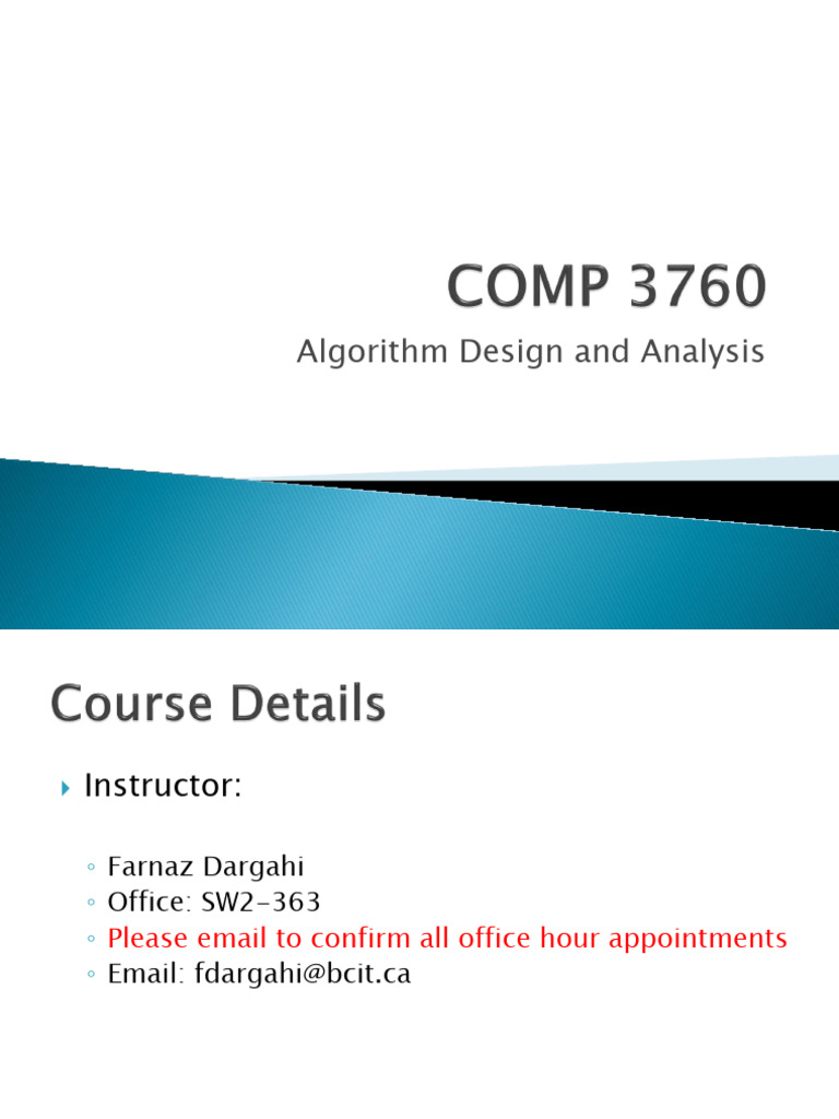 Algorithm Design Course Overview | PDF | Algorithms | Mathematics