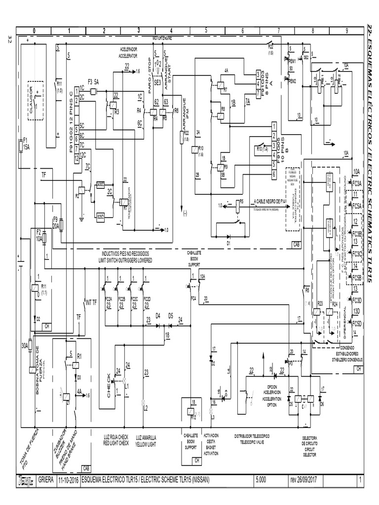 Esquemas Eléctricos TLR20 DE MOVEX TELESC | PDF