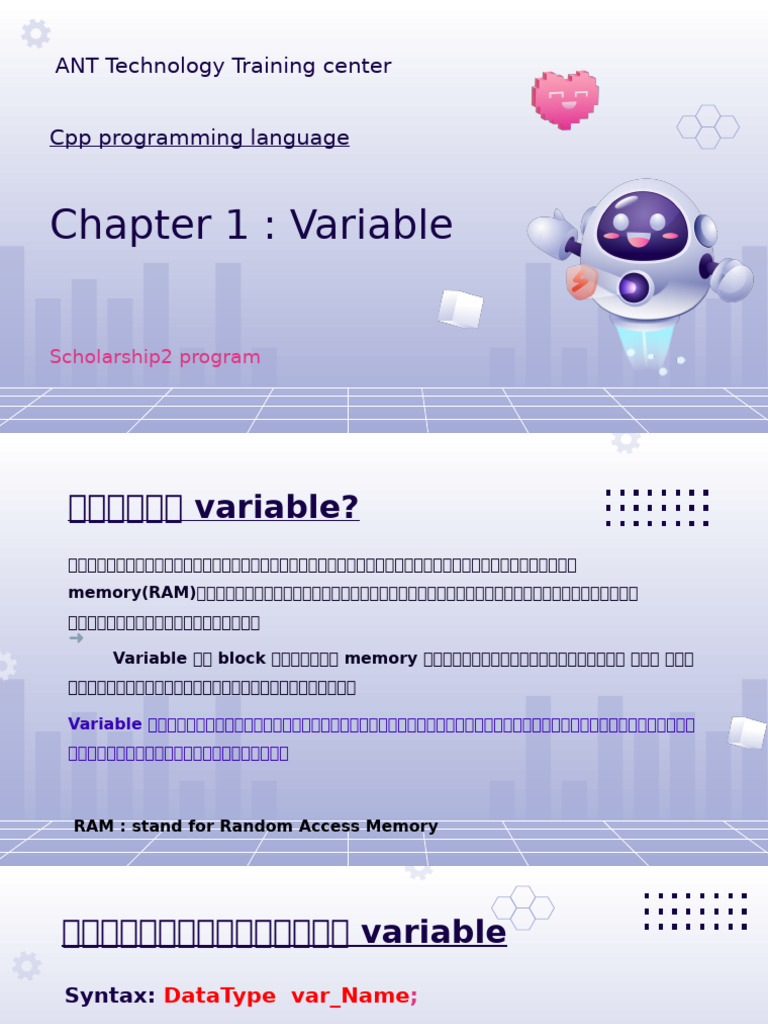 Chapter1 Variable | PDF