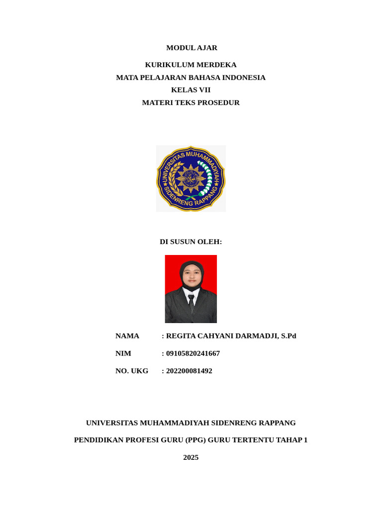 Modul Ajar PPG | PDF
