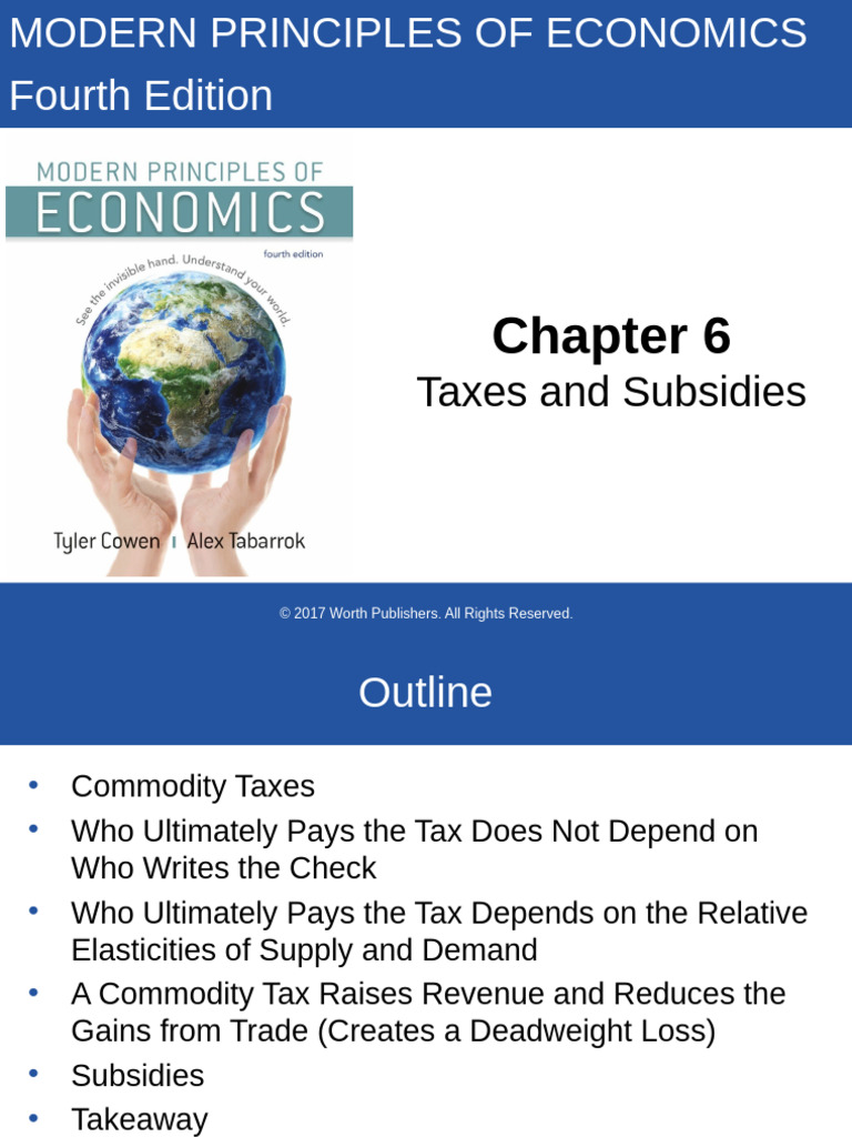 Ct4e Lectureslides ch06 Micro Econ | PDF | Elasticity (Economics) | Taxes