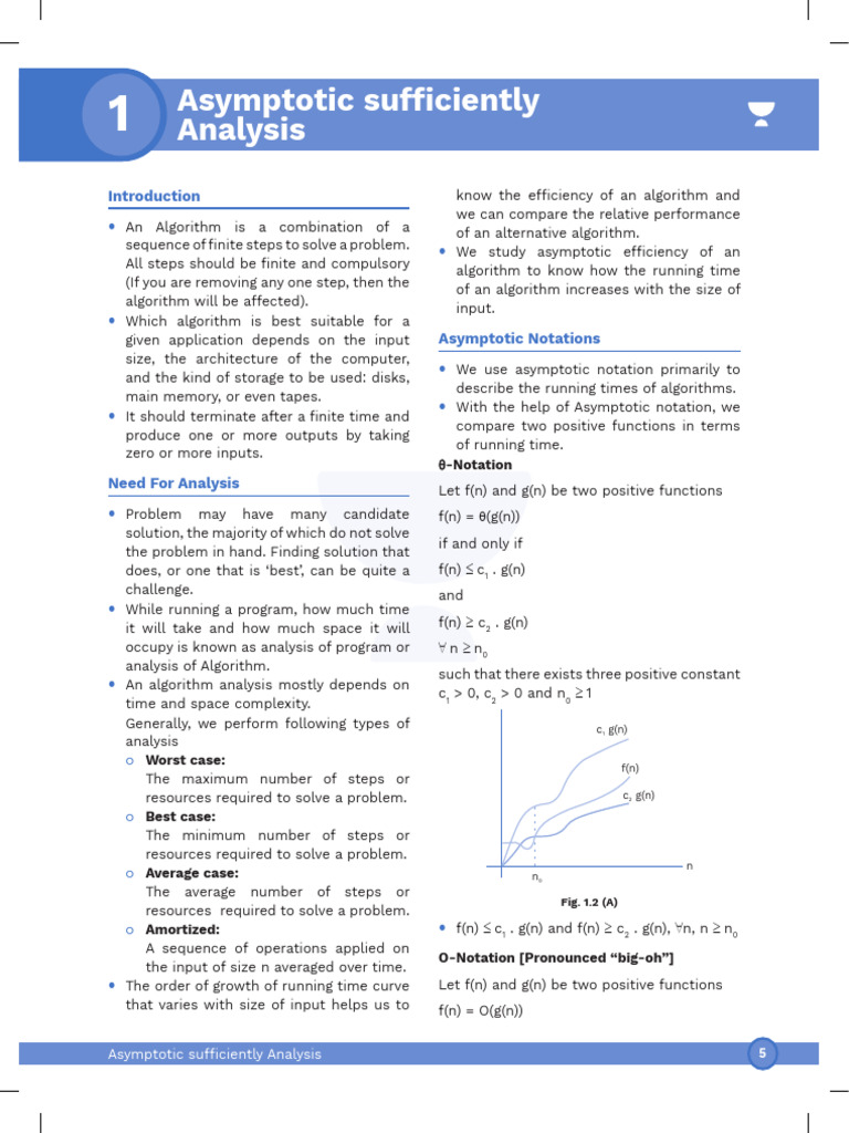 Asymptotic Analysis | PDF | Theoretical Computer Science | Applied Mathematics