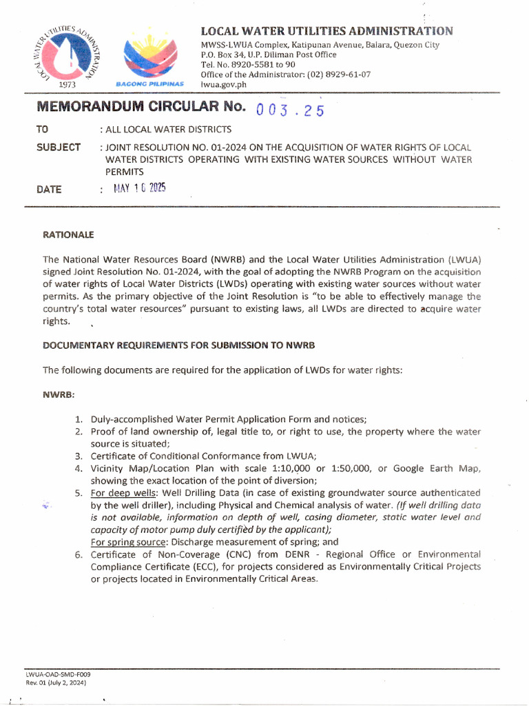 MC - 003 - 25 - Joint Resolution No. 01-2024 On The Acquisition of ...